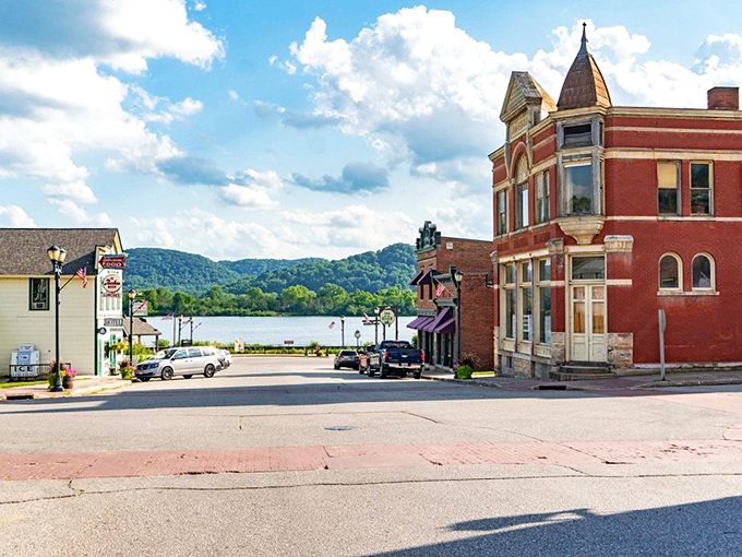 Historic buildings frame river views like masterful paintings. Downtown Trempealeau offers that rare architectural harmony where every brick seems to tell a story.