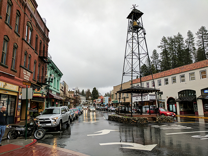 Even on rainy days, Placerville's historic downtown shines with character&mdash;where brick buildings and that landmark tower create postcard-perfect moments.