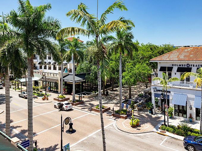 The heart of Naples beats along Fifth Avenue South, where shopping therapy and dining bliss converge under the Florida sun.