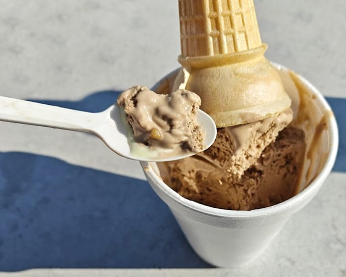 Maple Walnut ice cream that doesn't whisper sweetness&mdash;it announces it with a creamy megaphone and nutty backup singers.