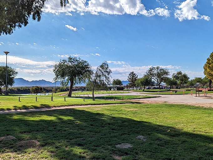 Mayflower County Park: where your grandkids can play without scheduling appointments or paying admission fees.