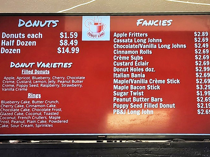 This menu board isn't just a list of options &ndash; it's a roadmap to happiness. The hardest decision you'll make all day.