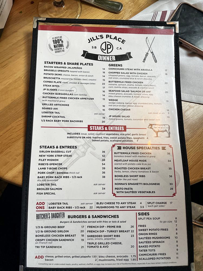 A menu that doesn't need fancy fonts or poetic descriptions&mdash;just honest food that makes decision-making deliciously difficult.