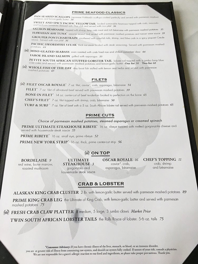 This isn't just a menu; it's a maritime treasure map where X marks the spot for your next food memory.