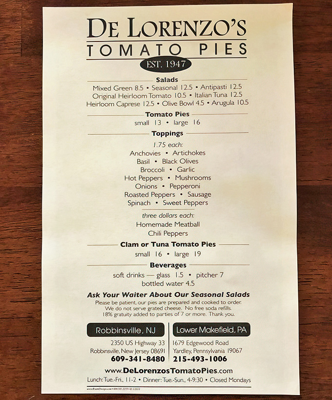 A menu so focused it makes Marie Kondo look indecisive. When you do one thing this well, why complicate matters?