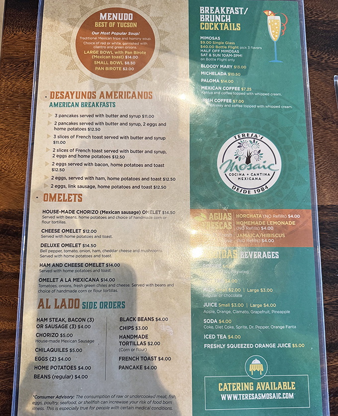 This isn't just a menu&mdash;it's a roadmap to happiness with multiple delicious detours. Choose your own adventure!