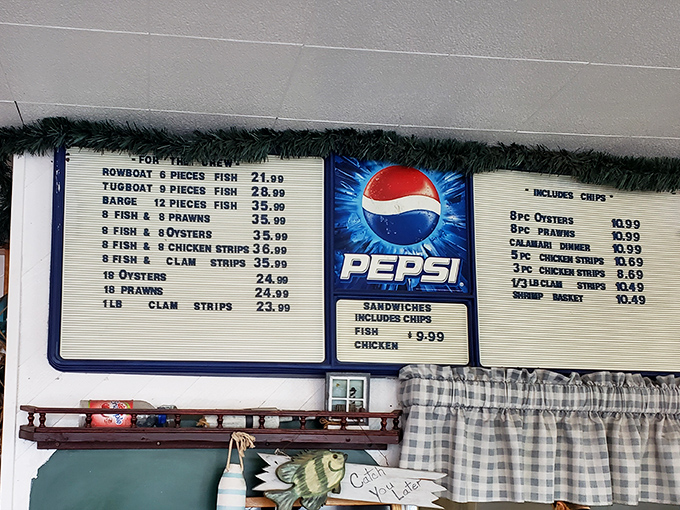 The nautically-named platters&mdash;Rowboat, Tugboat, and Barge&mdash;tell you everything you need to know. They're not kidding about those portion sizes!