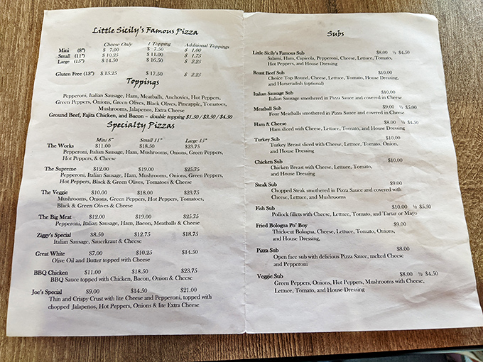 A menu that hasn't changed in decades isn't stuck in the past&mdash;it's perfected the present. Those specialty pizzas aren't just food; they're edible family heirlooms.