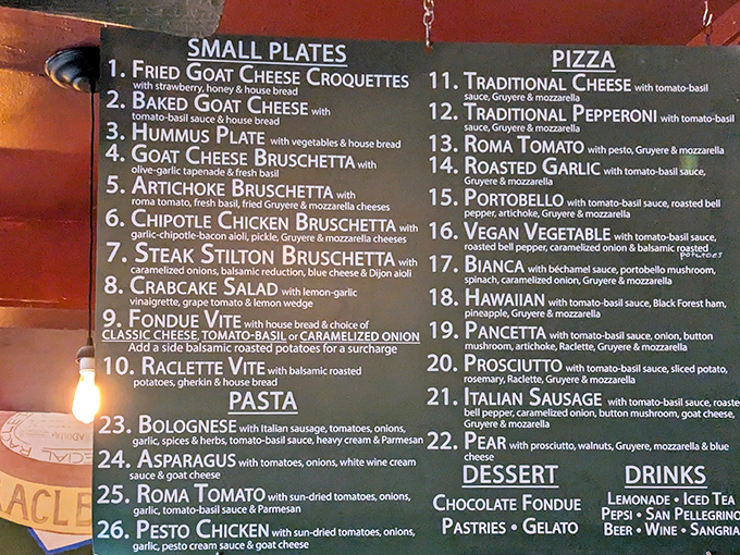 This menu isn't just a list of dishes&mdash;it's a European vacation without the passport. Those goat cheese croquettes are calling my name!