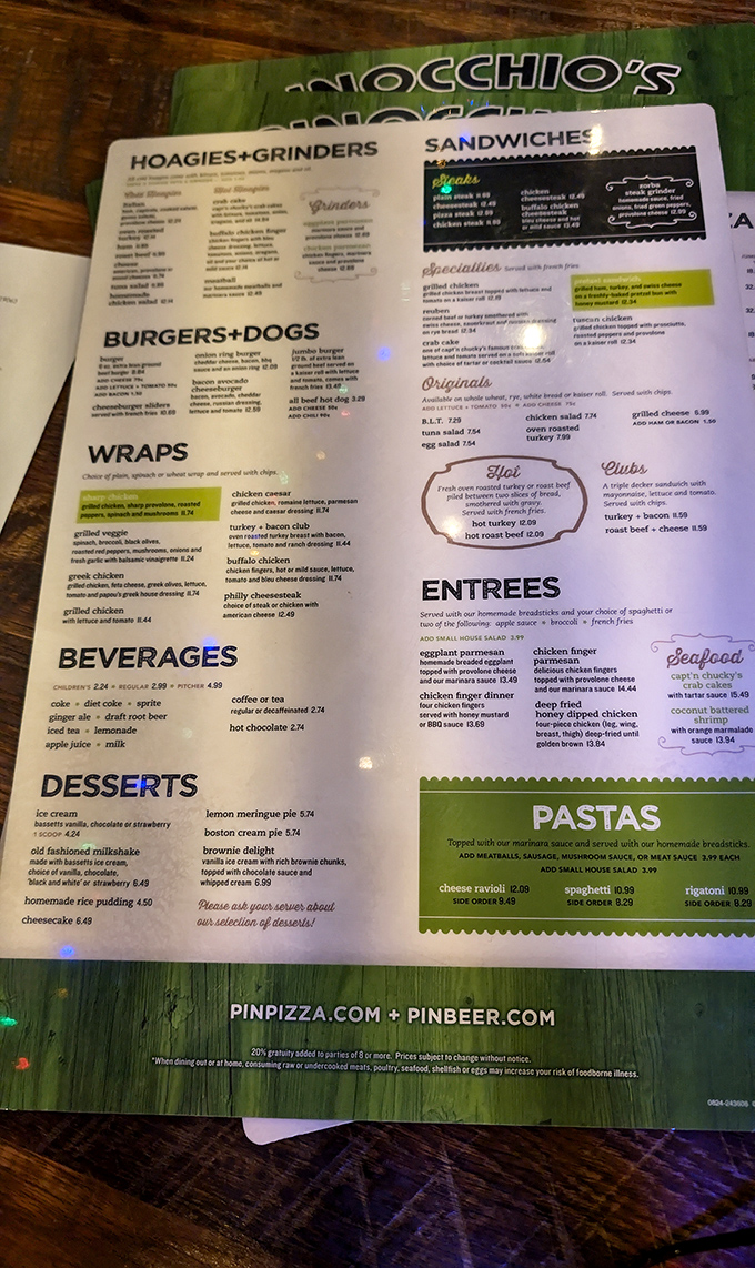 This menu isn't just a list of food&mdash;it's a roadmap to happiness. The "Biscuits & Gravy" entry deserves its own spotlight and standing ovation.