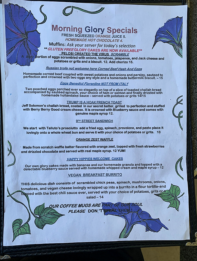 The menu reads like a love letter to breakfast, with cheeky names that'll make you smile before coffee.