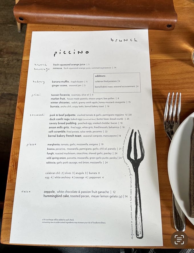 A menu that doesn't overwhelm but still makes decisions impossible. The real Sophie's Choice is between the margherita and the funghi.