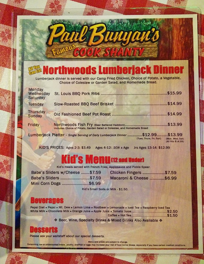 The menu isn't trying to reinvent cuisine &ndash; it's preserving a delicious piece of Americana where "all you can eat" isn't a challenge, it's a warm welcome.