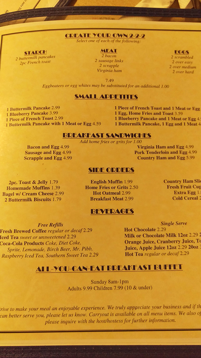 The menu at Doyle's is a time machine to when prices made sense and breakfast was an all-day affair. That 2-2-2 special is calling my name!