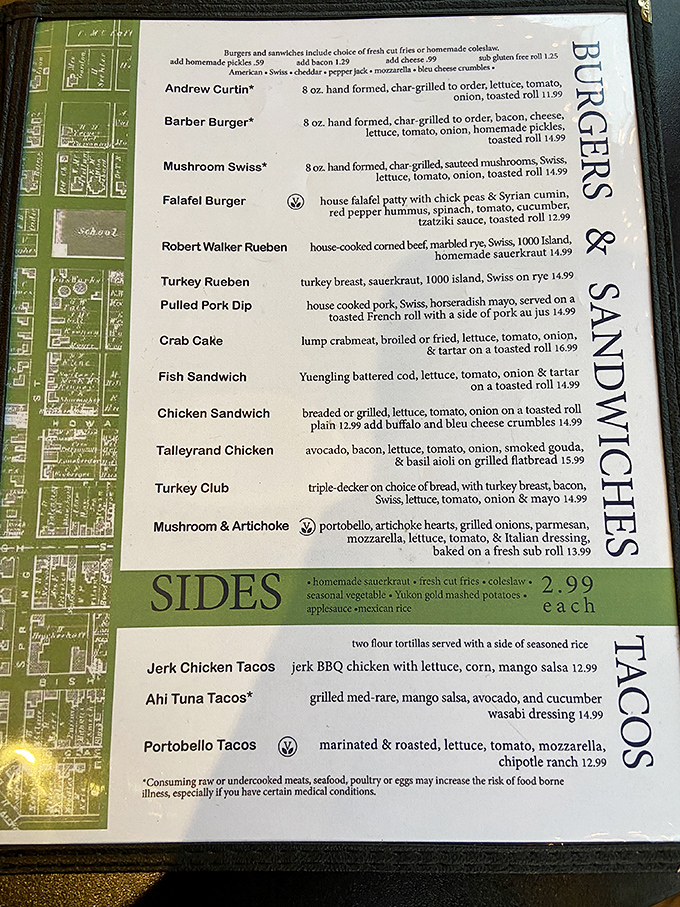 A menu that reads like poetry for your taste buds, promising adventures in every delicious line.