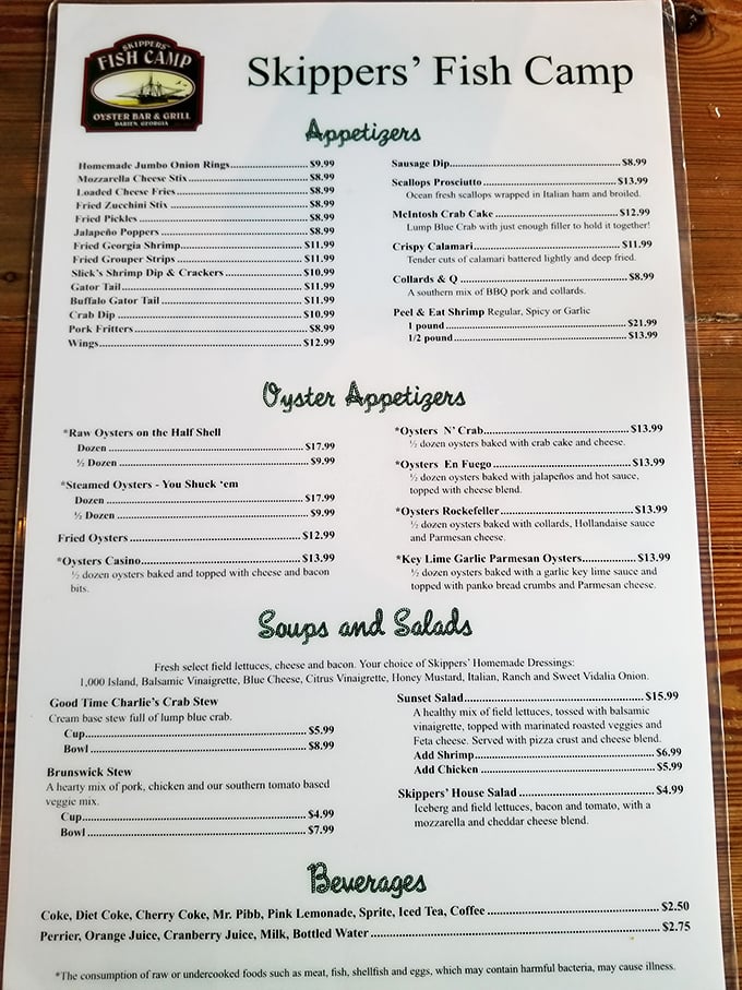 This menu isn't just a list of dishes&mdash;it's a maritime treasure map where X marks the spot for "what you'll be dreaming about tomorrow."