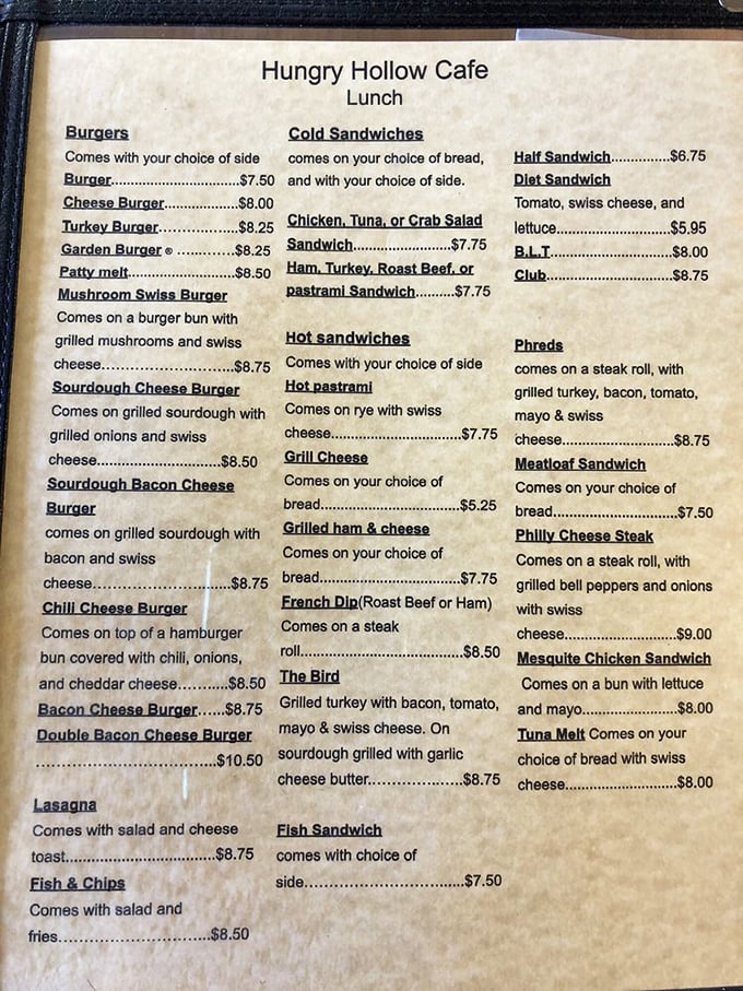 The menu reads like a love letter to American classics. No molecular gastronomy or deconstructed nonsense here—just honest food that speaks directly to your hunger.