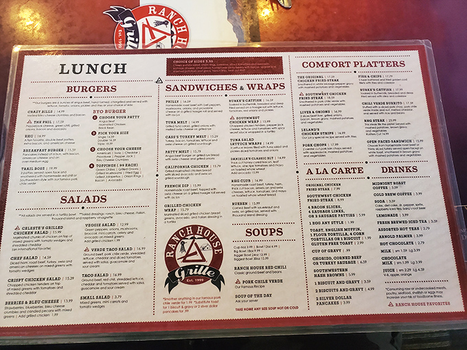 A menu that doesn't need fancy fonts or pretentious descriptions&mdash;just honest food that makes decision-making the hardest workout you'll get all day.