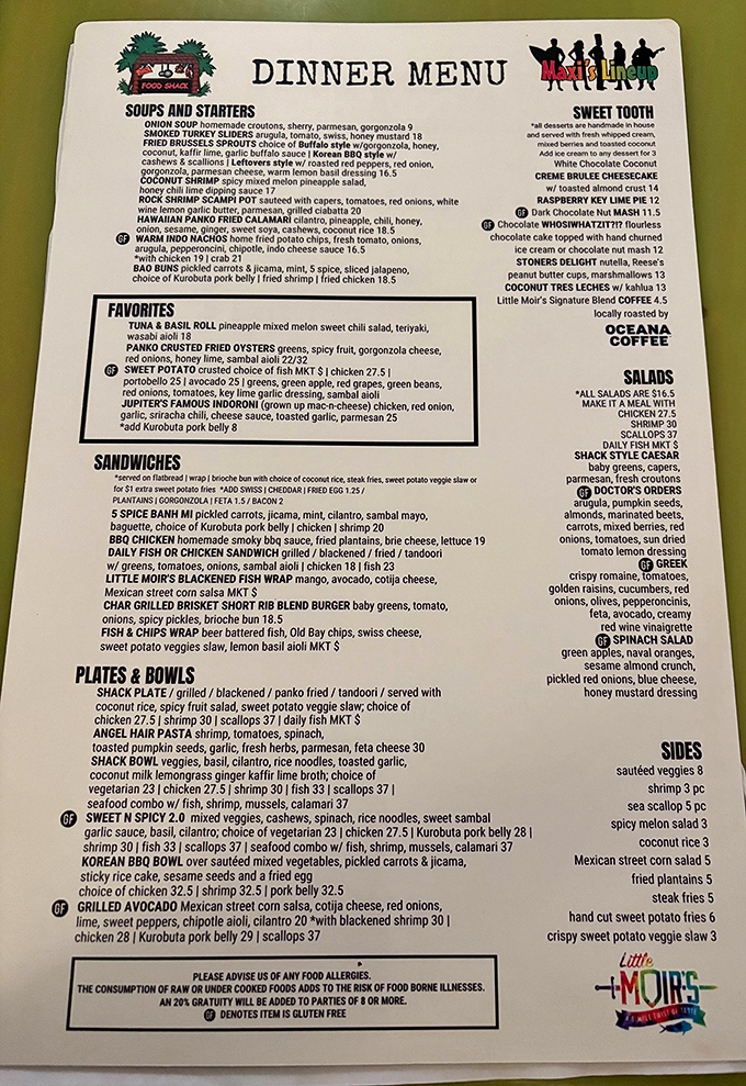 This isn't just a menu&mdash;it's a treasure map where X marks the spot for flavor combinations you never knew you needed in your life.