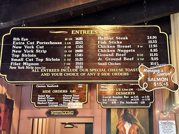 This isn't just a menu &ndash; it's a carnivore's treasure map leading to beefy bliss and satisfaction.