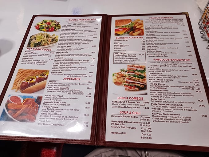 This isn't just a menu &ndash; it's a roadmap to happiness, one delicious decision at a time.