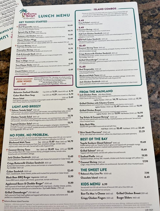 A menu that reads like a Caribbean passport, offering culinary adventures from Jamaican jerk wings to that legendary glazed salmon everyone's talking about.