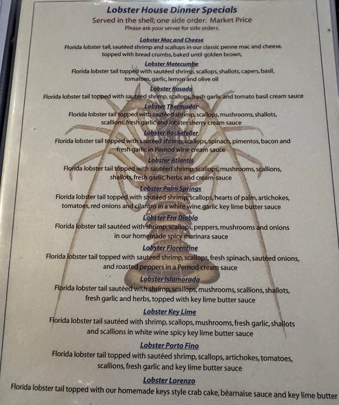 Twelve different lobster preparations prove that variety truly is the spice of life, especially when lobster's involved.