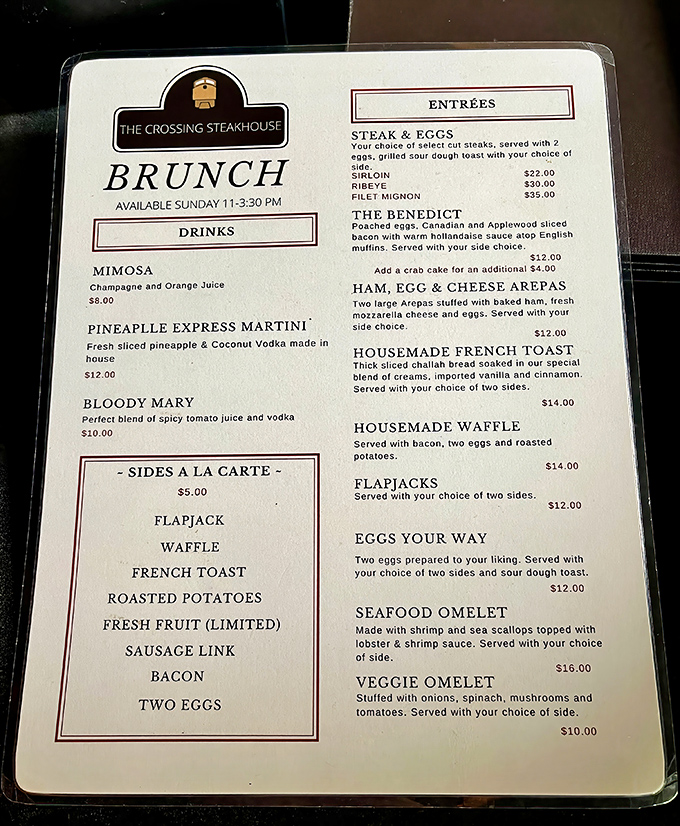 Sunday brunch done right - from Steak & Eggs to Pineapple Express Martinis, every craving covered.