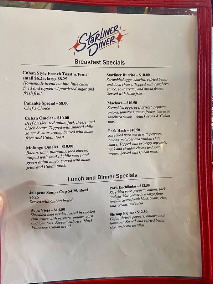 Breakfast decisions have never been so deliciously difficult. The menu reads like a love letter to Latin flavors with a Midwestern morning twist.