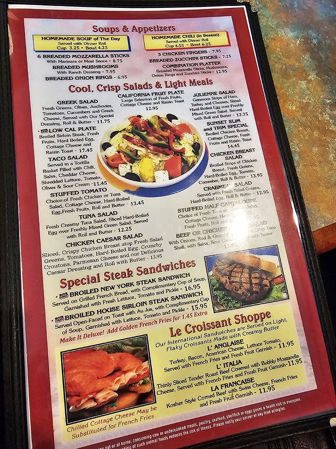 This menu is like a greatest hits album of American comfort food. No molecular gastronomy or deconstructed nonsense&mdash;just the classics done right.