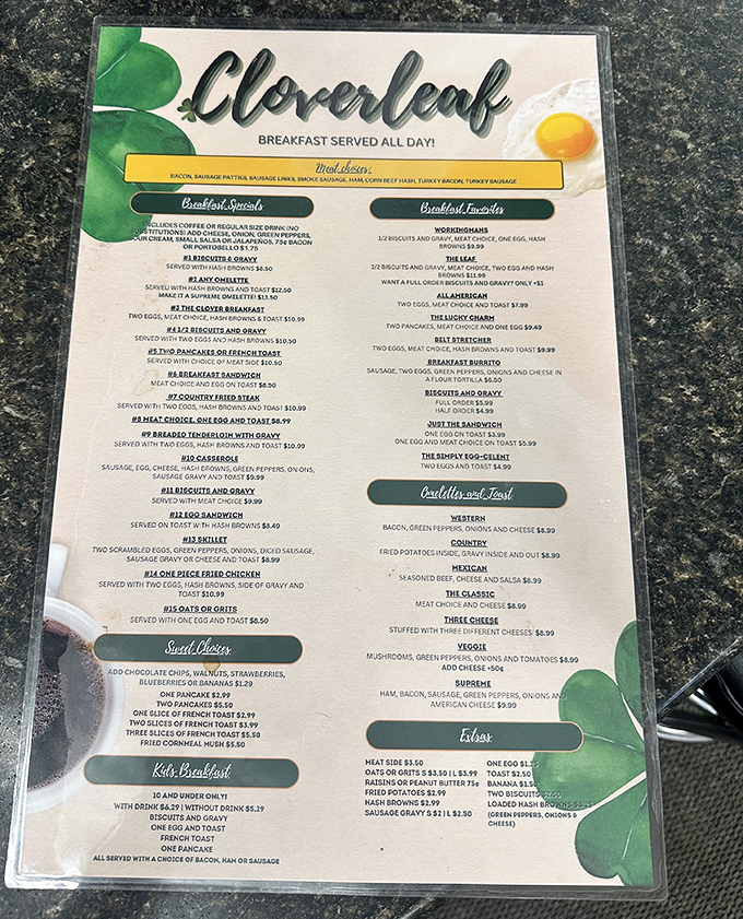 Reading this menu is like browsing real estate in heaven&mdash;except here, you can actually afford everything your heart desires.