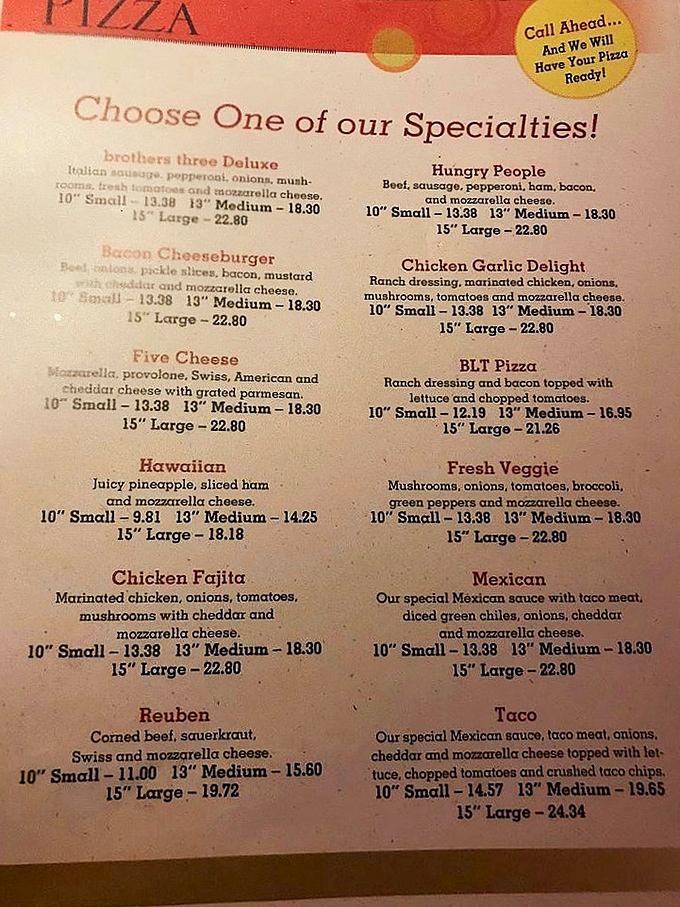 The menu reads like a love letter to pizza creativity &ndash; from traditional favorites to unexpected combinations that somehow just work.