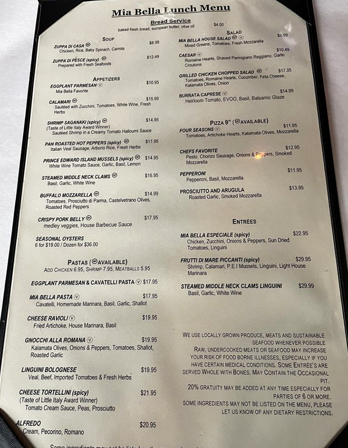 The menu reads like a love letter to Italian cuisine&mdash;each dish promising a delicious story that unfolds with every bite. 