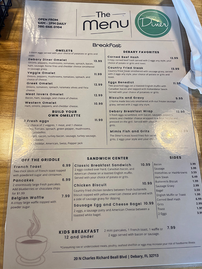 The breakfast menu reads like a love letter to morning indulgence. Decisions, decisions&mdash;when everything from omelets to country fried steak beckons.