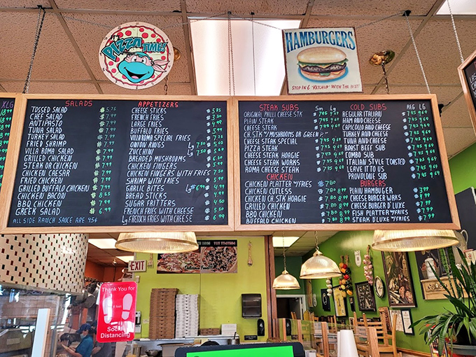 That chalkboard menu &ndash; a magnificent tapestry of possibilities that makes choosing just one item the day's most difficult decision.