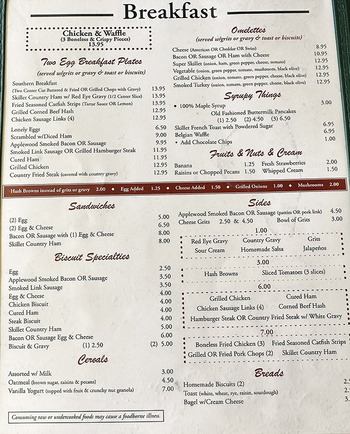 This menu isn't just a list of food&mdash;it's a Southern manifesto of comfort classics that have stood the test of time.