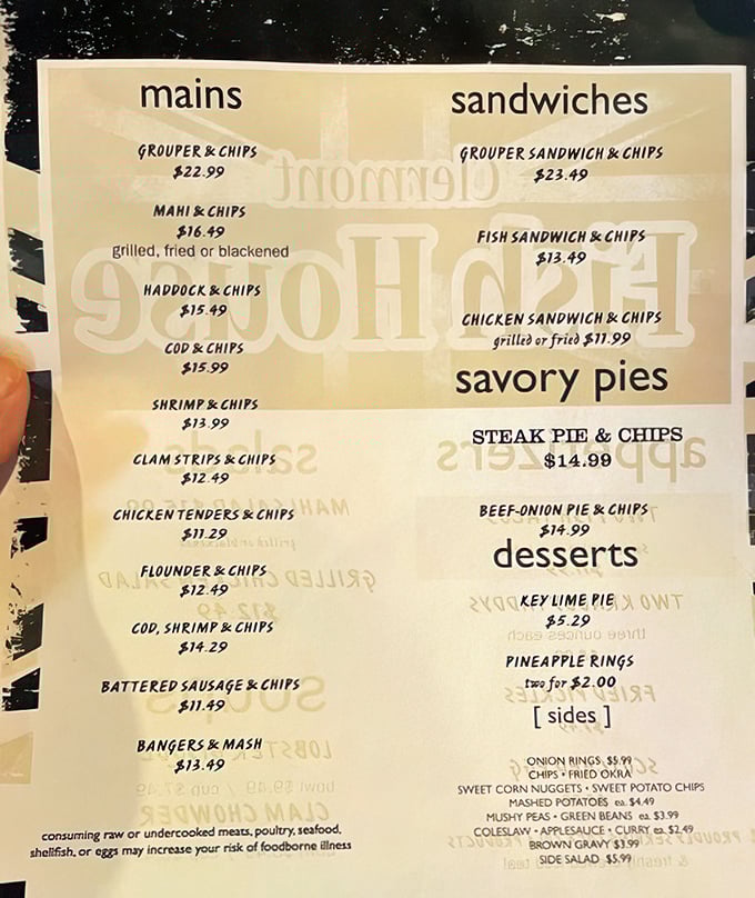 This menu isn't just a list of food&mdash;it's a roadmap to happiness. The hardest part is deciding which delicious path to take.