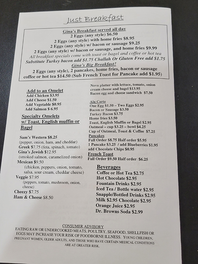 This menu isn't just a list of food&mdash;it's a roadmap to happiness. The hardest part is choosing which delicious path to take.