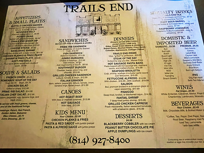 A menu that doesn't need fancy fonts or pretentious descriptions&mdash;just honest offerings that make your stomach growl in anticipation.