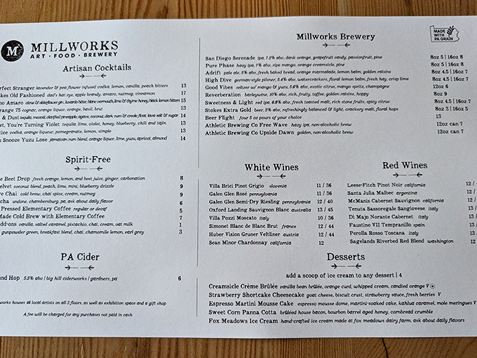 A menu that reads like a love letter to Pennsylvania's farms, forests, and streams&mdash;each item a chapter in a delicious story.