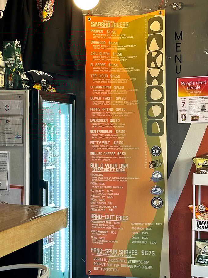 This isn't just a menu&mdash;it's a roadmap to happiness. Each cleverly named creation promises a different adventure, from the straightforward "Proper" to the vacation-in-a-bun "El Padre."