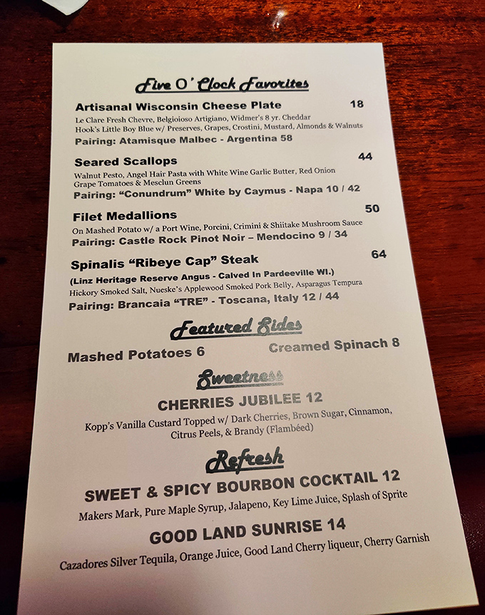 A menu of beautiful simplicity. No need for endless options when you've perfected these Chicago classics that speak directly to your soul.