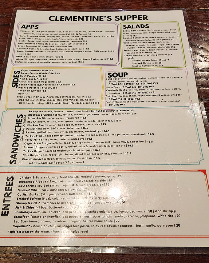 This menu isn't just reading material&mdash;it's a passport to New Orleans without the TSA pat-down or humidity hair.