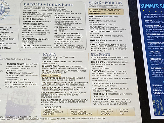 A menu that reads like a love letter to comfort food classics. The hardest relationship you'll navigate here is choosing just one entr&eacute;e.