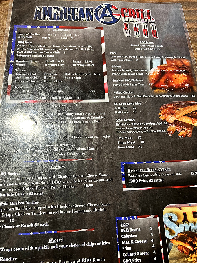 When a menu makes your mouth water before you even order, you know you've found barbecue gold.