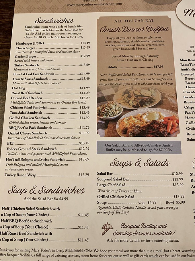 A menu that reads like a love letter to everything breakfast should be but rarely is.