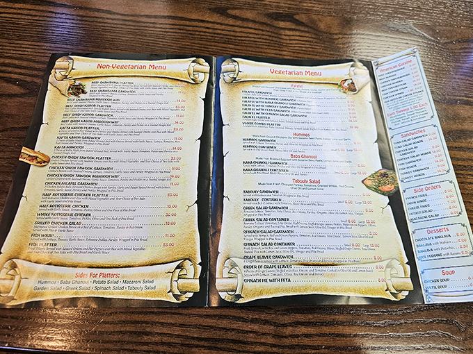 A menu that bridges worlds&mdash;Middle Eastern specialties alongside Philly classics, all prepared halal-style. Decision paralysis guaranteed.