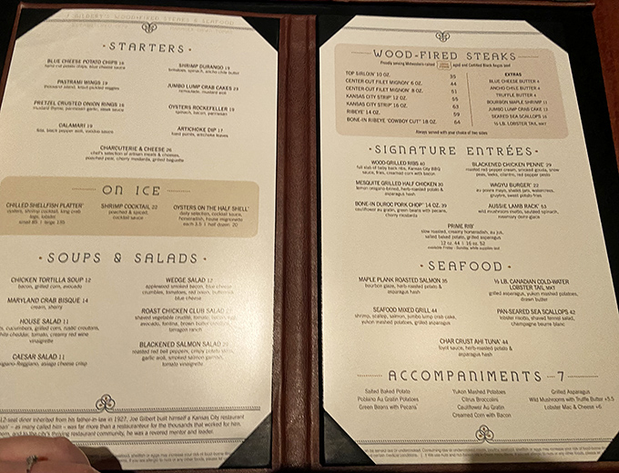The menu reads like a love letter to carnivores and seafood enthusiasts alike. Decisions, decisions&mdash;all of them deliciously difficult.