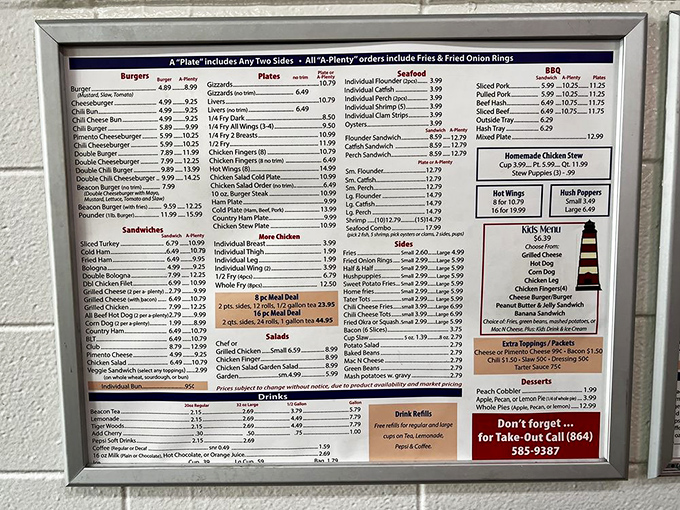 The menu board at The Beacon is like the Dead Sea Scrolls of comfort food&mdash;ancient wisdom that promises salvation for the hungry soul.