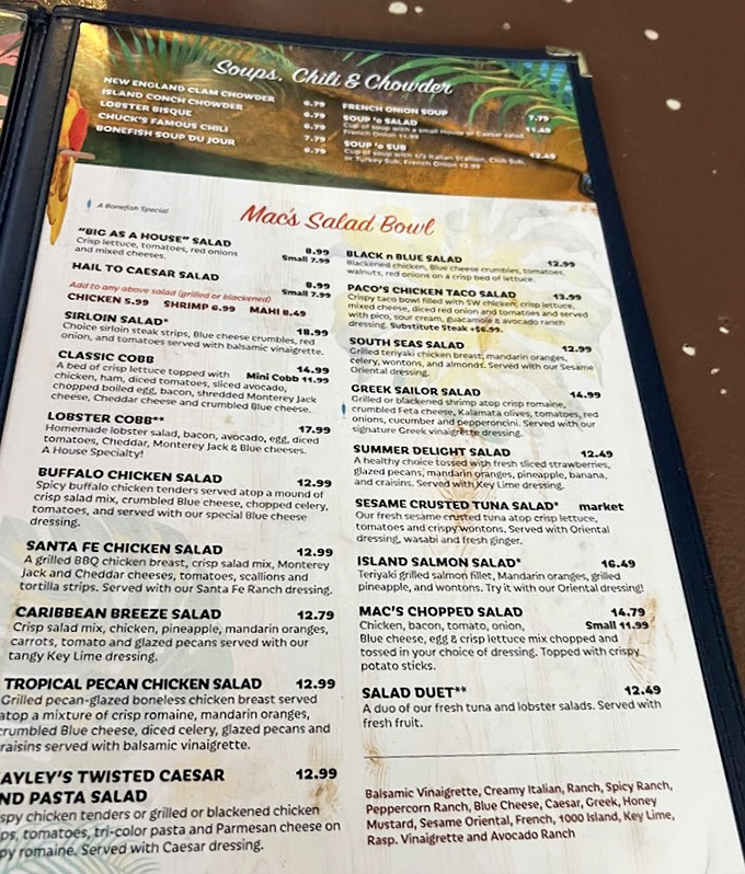 This menu isn't just a list of food&mdash;it's a treasure map where X marks the spot for your next favorite meal.